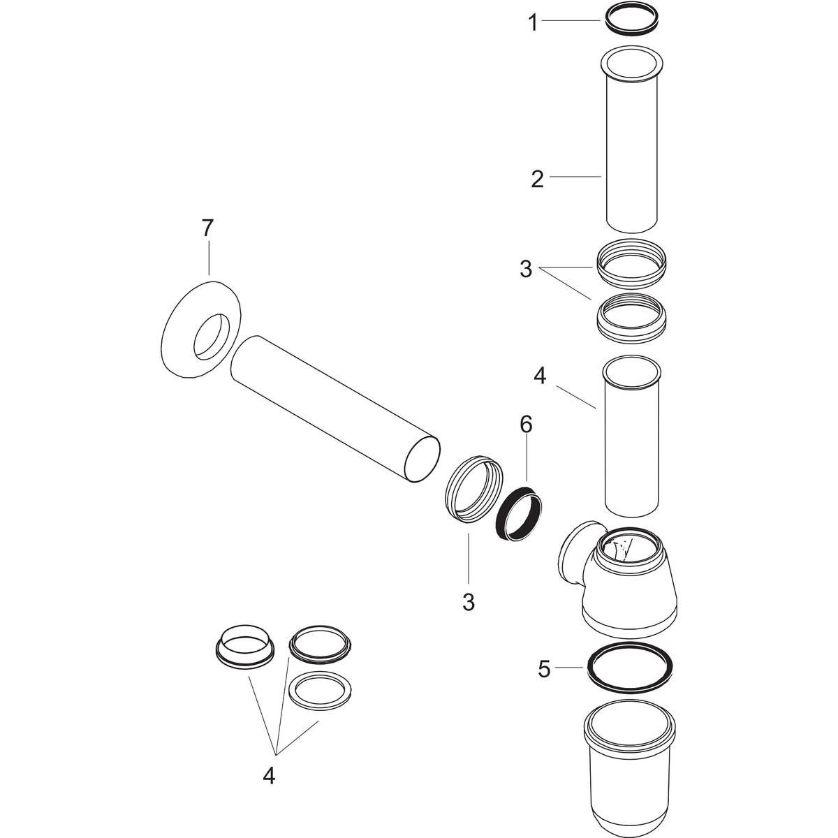Siphon lavabo 52053000 | Téréva